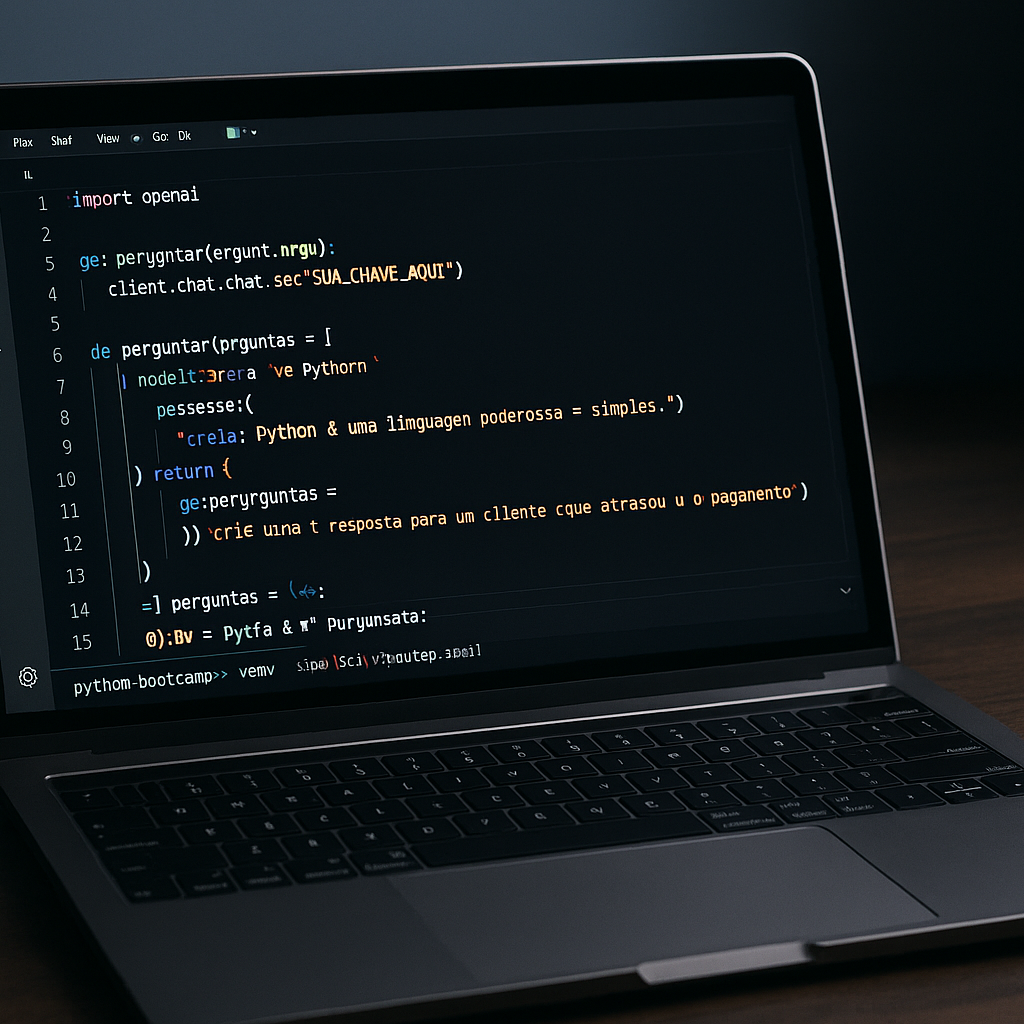 Como usar a OpenAI com Python (API Atualizada, GPT-3.5)